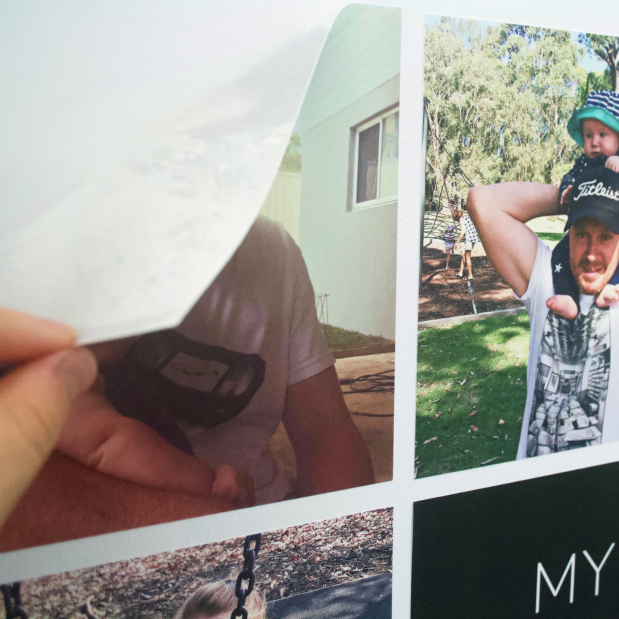 Square Photo Decal - Photo Wall Sticker - A Creative Hart