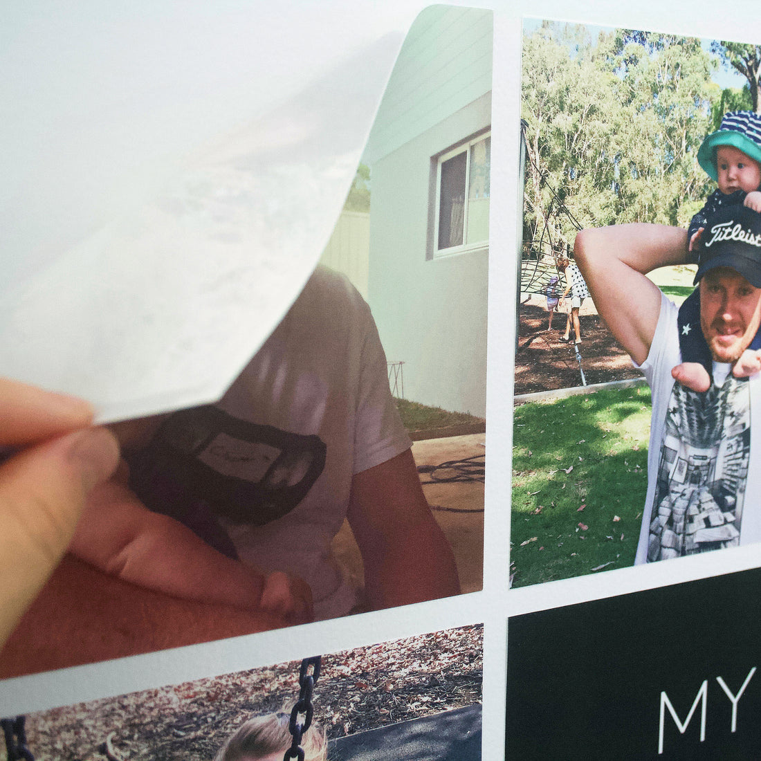 Square Photo Decal - Photo Wall Sticker - A Creative Hart